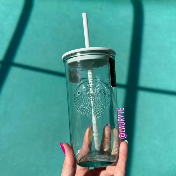 Starbucks | Other | Starbucks 223 Triangle Recycled Glass Cold Cup ...